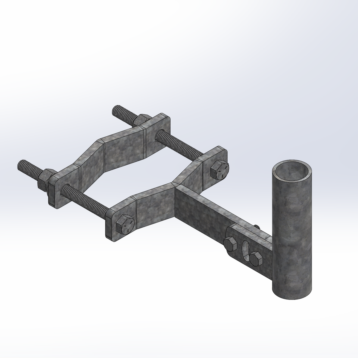 800-M-TOW-6 / Basic 6" AUX Standoff Tower Mount – TRIPLE C QUALITY ...